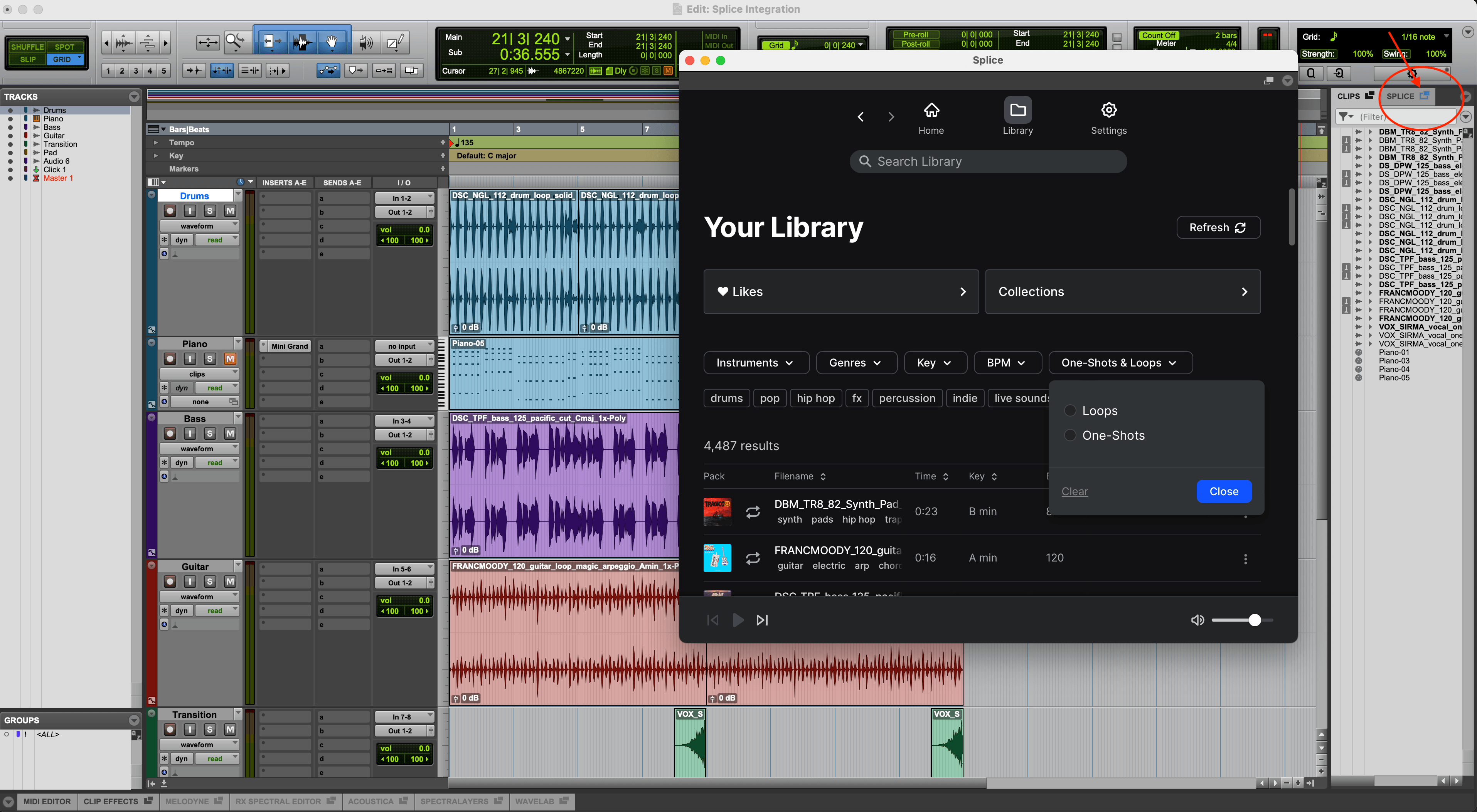Pro Tools Adds Splice Integration